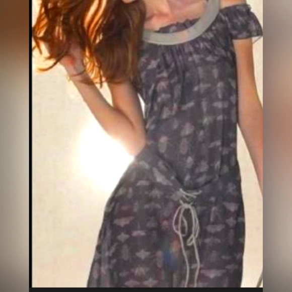 Cop.Copine | Dresses | Vintage Y2k Rare Cop Copine Offshoulder Gray ...